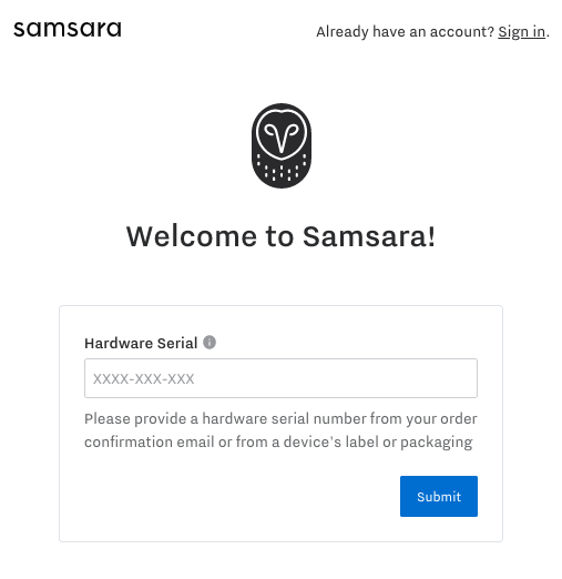 Samsara Cloud Login